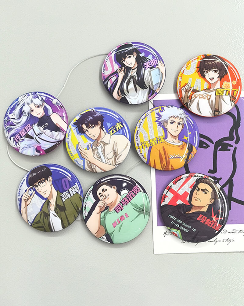 Left-hand Layup! Shining Everyday Series Badge Blind Box | National ...